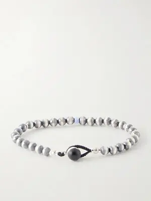 MIKIA Sterling Multi-stone Beaded Bracelet