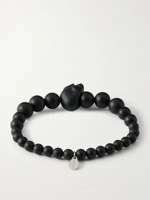 Alexander McQueen Skull Beaded Bracelet