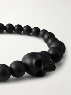 Alexander McQueen Skull Beaded Bracelet