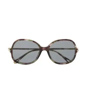 Chloé Rounded-frame Acetate Sunglasses - Blue