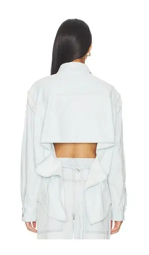 AGOLDE Theo Shirt With Back Vent Design - Link