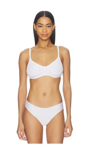NEGATIVE UNDERWEAR Negative Underwear Whipped Non-wire Bra In White. White