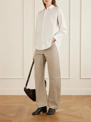 LEMAIRE Glove 30 Leather Ankle Boots