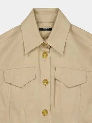Balmain Buttoned Mini Dress