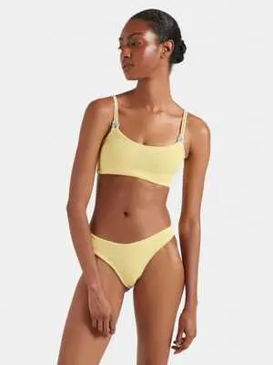 Hunza G Butter Cassie Beaded Bikini