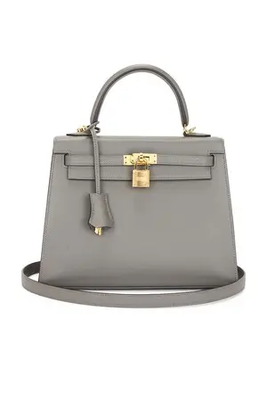 Hermès Madame Kelly 25 Handbag Gris Meyer