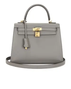 Hermès Madame Kelly 25 Handbag - Gris Meyer