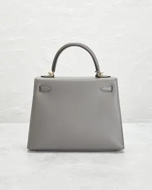 Hermès Madame Kelly 25 Handbag - Gris Meyer
