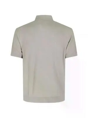 PAOLO PECORA Micro-jacquard Polo Shirt