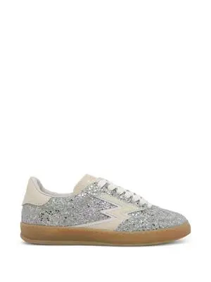 MOA CONCEPT Club Deluxe Glitter Sneakers - Silver