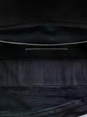 Saint Laurent 2016 Medium Suede Triquilt Monogram College Bag