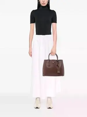 Prada 2010-2026 Saffiano Cuir Double Satchel