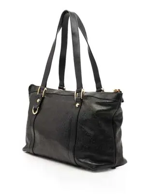 Gucci Ssima Abbey D Ring Tote Bag - Black
