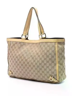 Gucci Gg Canvas Abbey D-ring Tote Bag - Neutrals