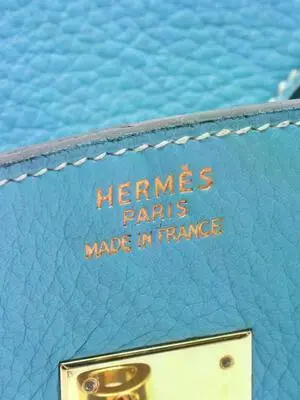 Hermès 1998 Birkin 35 Handbag - Blue