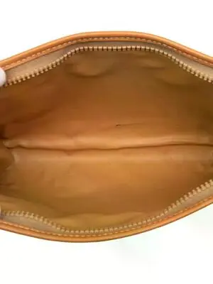 Celine 2008 Macadam Coated Canvas Clutch