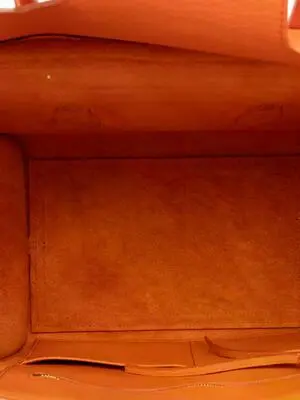 Celine 2014 Small Grained Calfskin Tie Knot Handbag - Orange