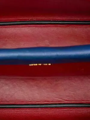 Prada 2013-2025 Medium Saffiano Cuir Double Satchel - Blue