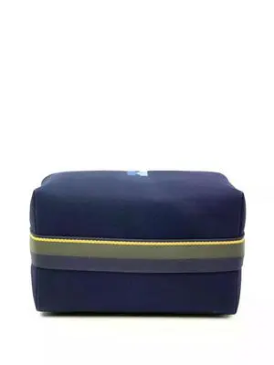 Hermès Large Toile Bride A Brac H Pavillon Case Vanity Bag