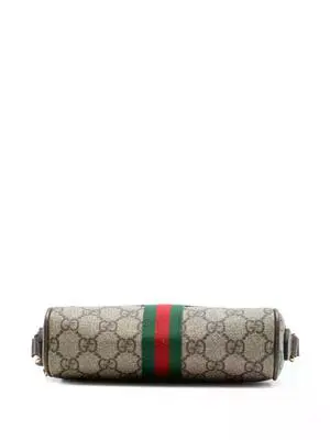 Gucci Mini Gg Supreme Web Ophidia Crossbody Bag - Neutrals