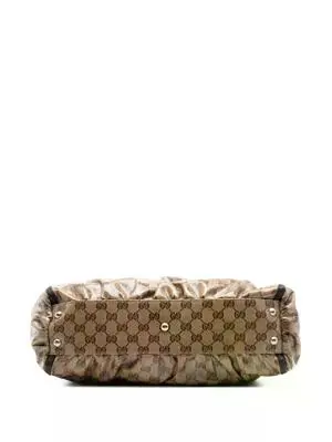 Gucci Gg Crystal Abbey D-ring Tote - Neutrals