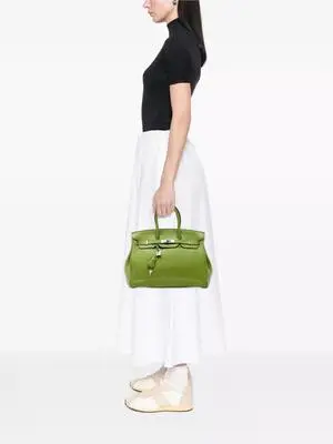 Hermès 2008 Birkin Retourne 35 Handbag - Green