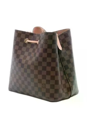 LOUIS VUITTON Damier Ebene Neonoe Mm Bucket Bag