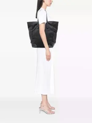 Gucci Gg Canvas Web Tote Bag