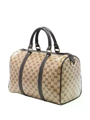 Gucci Medium Gg Crystal Joy Boston Bag - Neutrals
