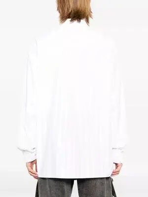 VIVIENNE WESTWOOD Orb-embroidered Striped Shirt