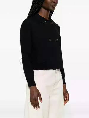 Max Mara Ghia Double-breasted Cardigan - Black