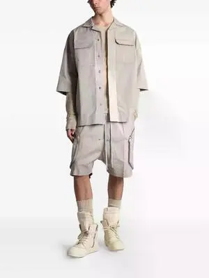 Rick Owens Magnum Tommy Chest-pockets Cotton Shirt