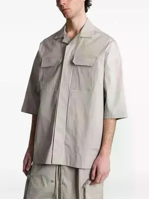 Rick Owens Magnum Tommy Chest-pockets Cotton Shirt
