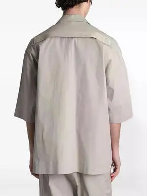 Rick Owens Magnum Tommy Chest-pockets Cotton Shirt