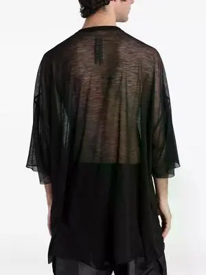 Rick Owens Oversized Wool T-shirt