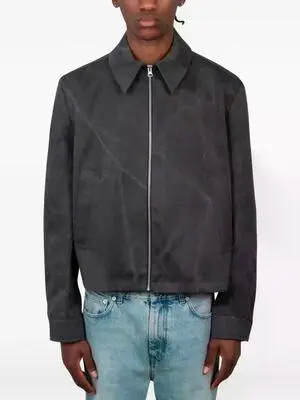 Séfr Tazio Zip-up Jacket - Grey