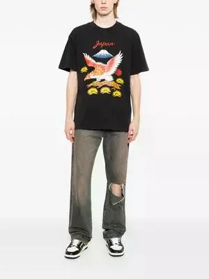 MELT Eagle-print T-shirt - Black