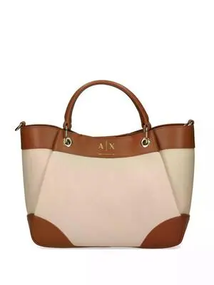 Armani Exchange Gold Tone Shoulder Bags For Women