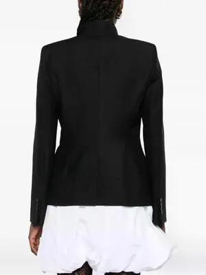 Alexander McQueen High-neck Single-button Jacket