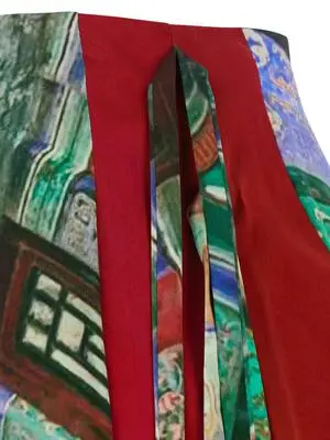 HUI MILANO Tiziano Printed Midi Skirt