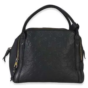 LOUIS VUITTON Monogram Empreinte Marais Mm - Black
