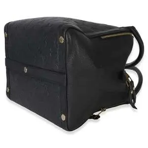 LOUIS VUITTON Monogram Empreinte Marais Mm - Black