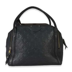 LOUIS VUITTON Monogram Empreinte Marais Mm - Black
