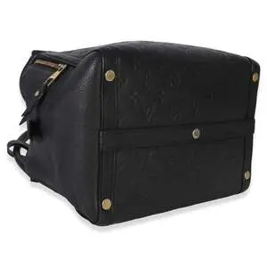 LOUIS VUITTON Monogram Empreinte Marais Mm - Black