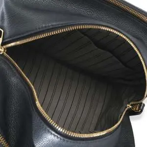 LOUIS VUITTON Monogram Empreinte Marais Mm - Black
