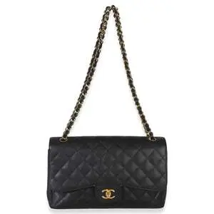 Chanel Jumbo Double Flap Bag - Black