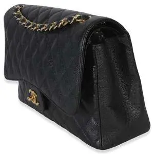 Chanel Jumbo Double Flap Bag - Black