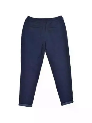 Brunello Cucinelli Cashmere Drawstring Trousers - Blue