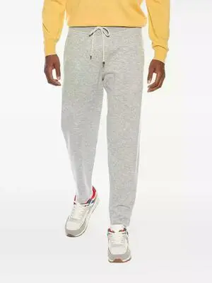 Brunello Cucinelli Drawstring Knit Track Pants - Grey