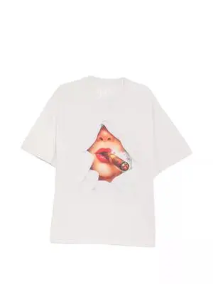 MELT Cigarette-print T-shirt